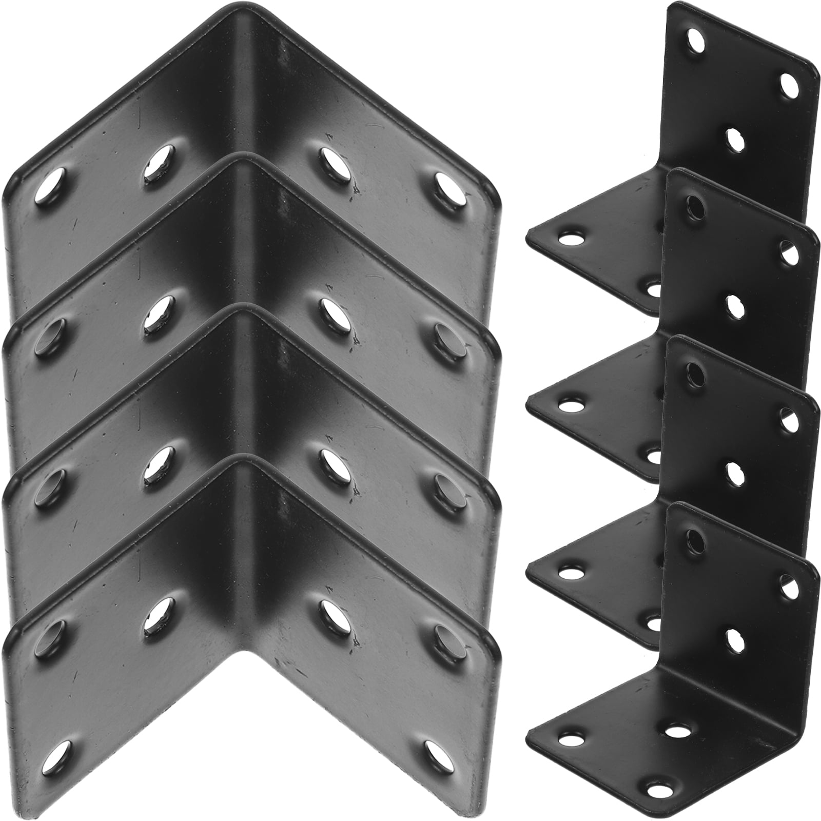 10 Pcs Small Shelf Bracket Metal Right Angle Cupboard Wooden Stand ...