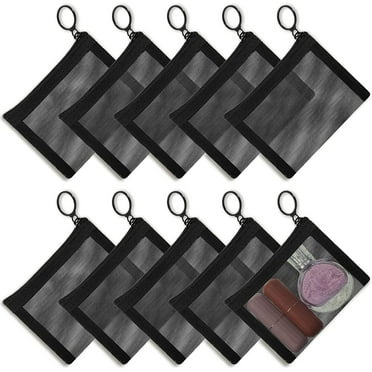 Mini Zipper Mesh Bags, Small Size Pouch for Coin, Beauty, Makeup, and ...