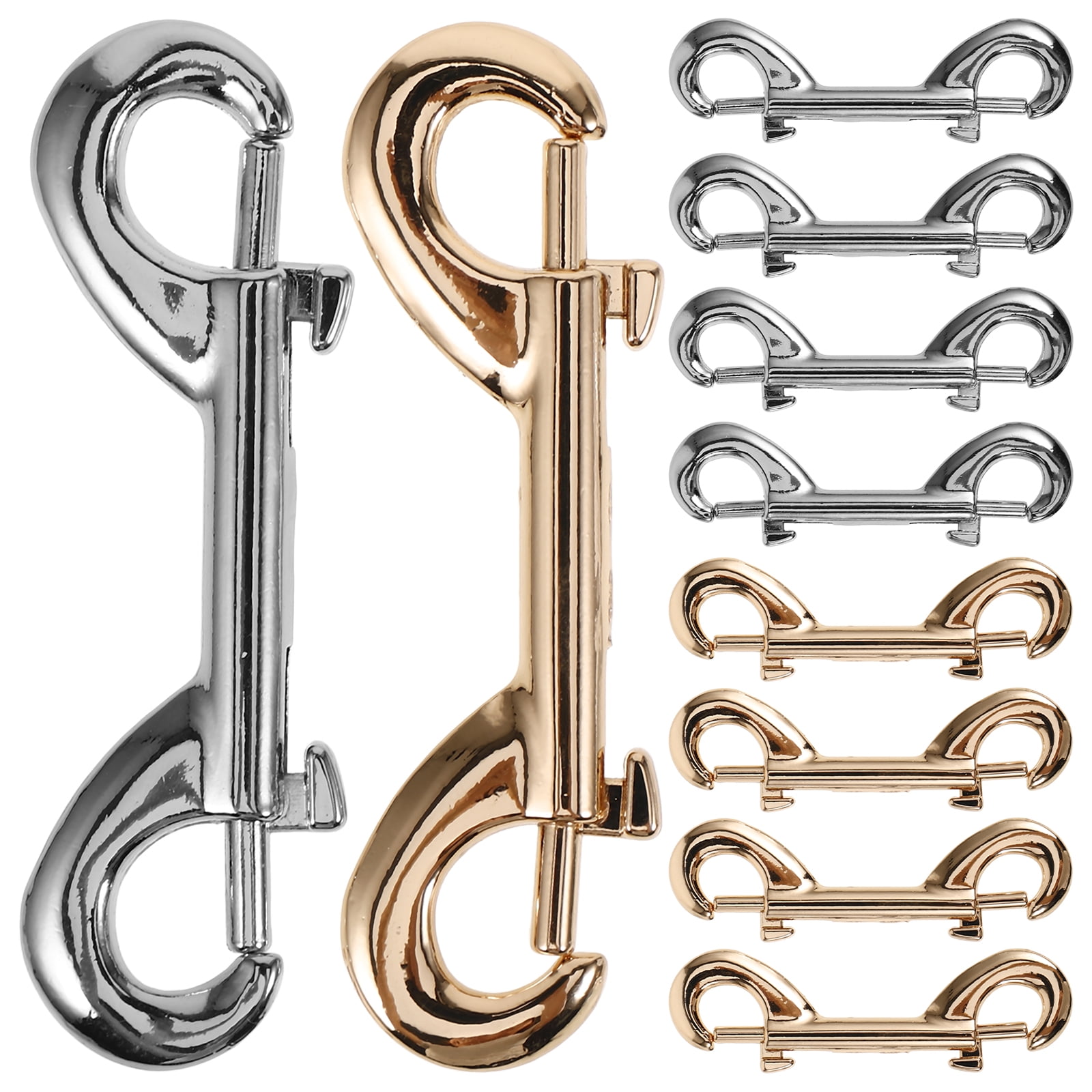 10 Pcs Snap Hook Lanyard Clasp Collapsible Bowls Ended Swivel - Walmart.com