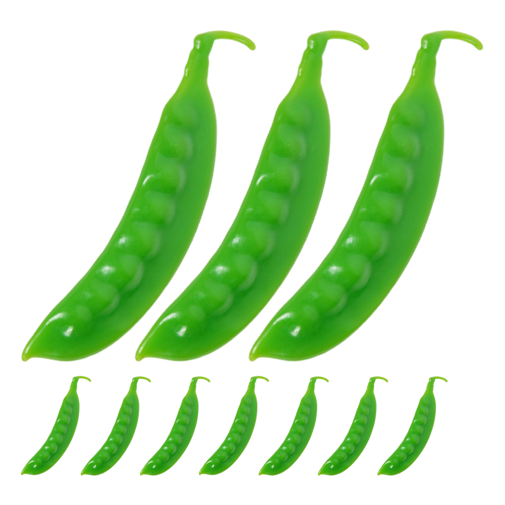 10 Pcs Snap Pea Artificial Bean Pod Decoration Vacation Green - Walmart.com