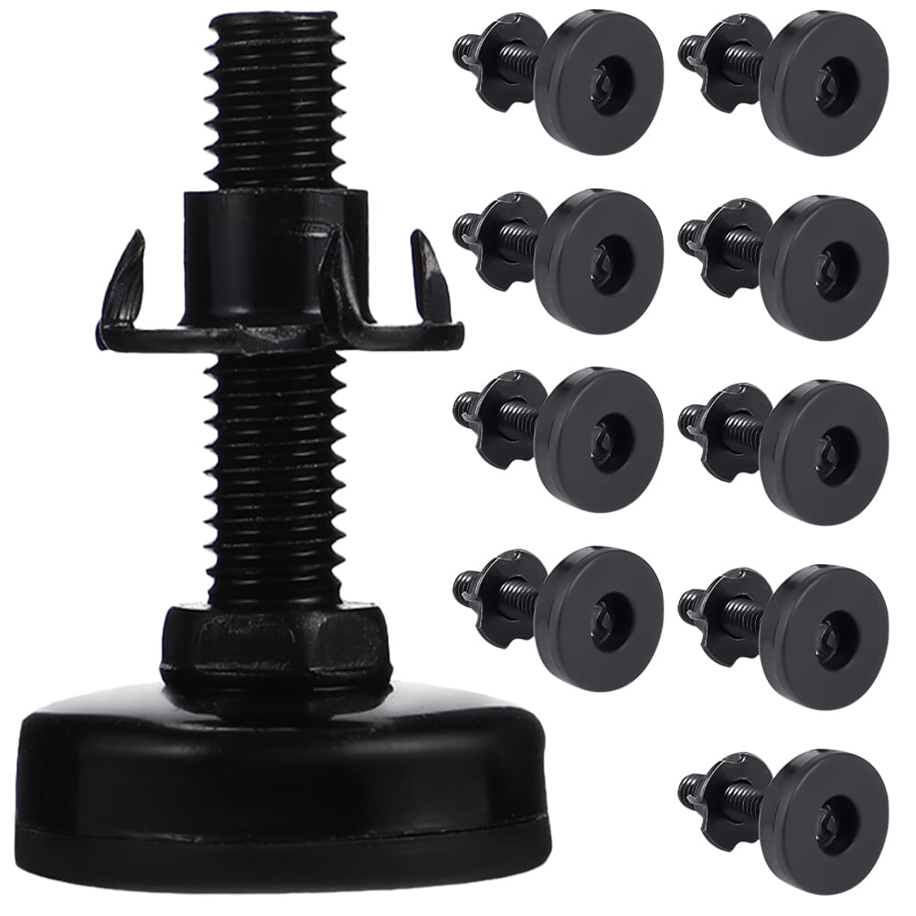 10 Pcs Sofa Legs Furniture Black Table Chair Extenders Leveler ...