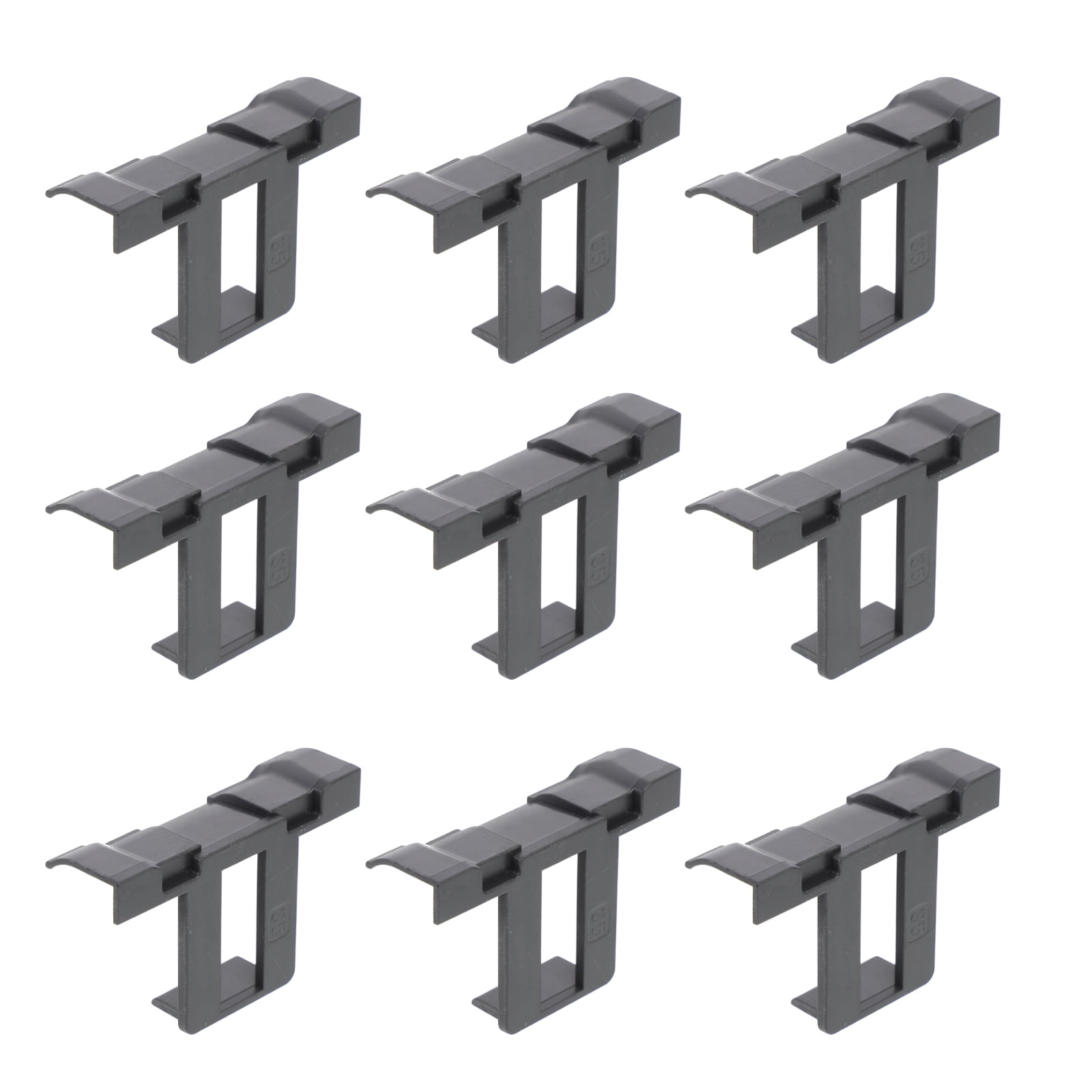 10 Pcs Solar Drainage Buckle Charging Panel Water Clips Black - Walmart.com