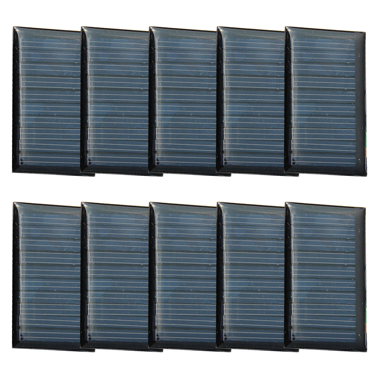 10 Pcs Solar Panel Mini Small Power 53x30mm 5V 30mA Solar Cells Panel ...