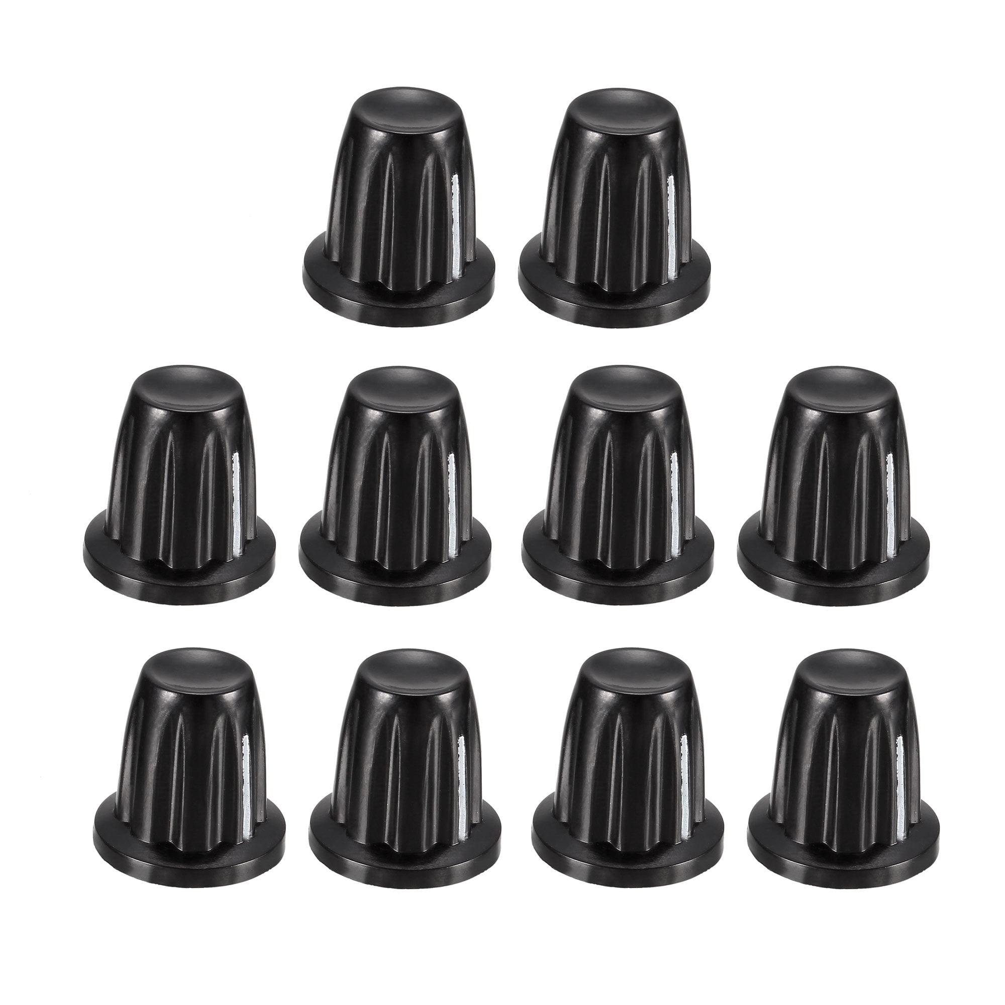 10 Pcs Speaker Control Knob Power Amplifier Knob 15mm Dia. Rotary Knobs ...