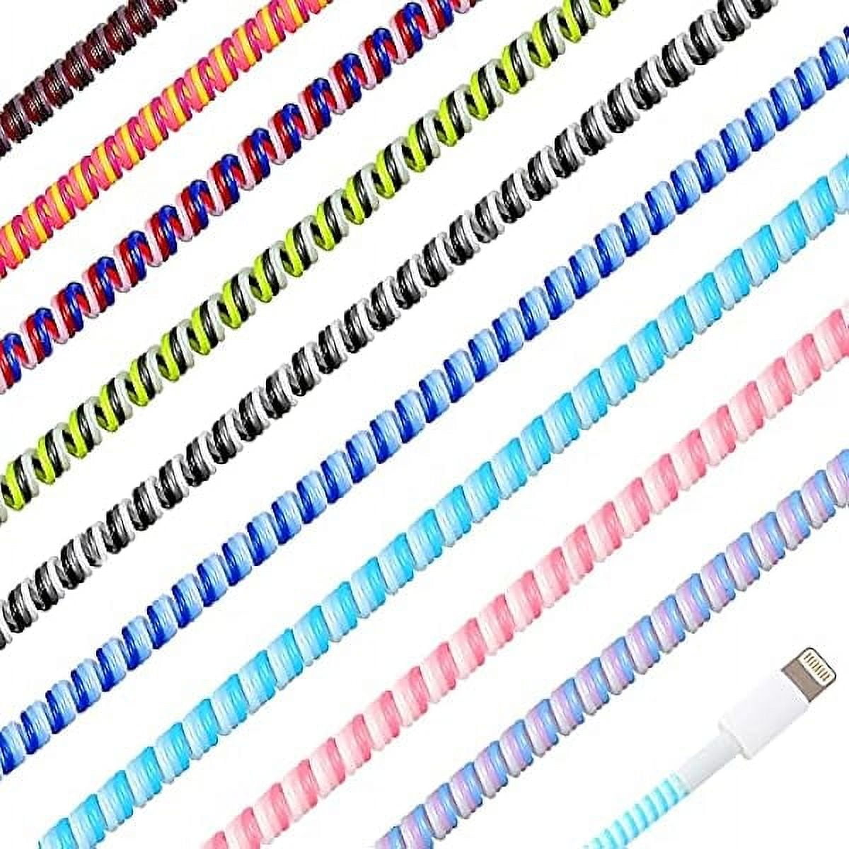 10 Pcs Spiral Cable Protector, Chargers Cord Protector Data Cable ...