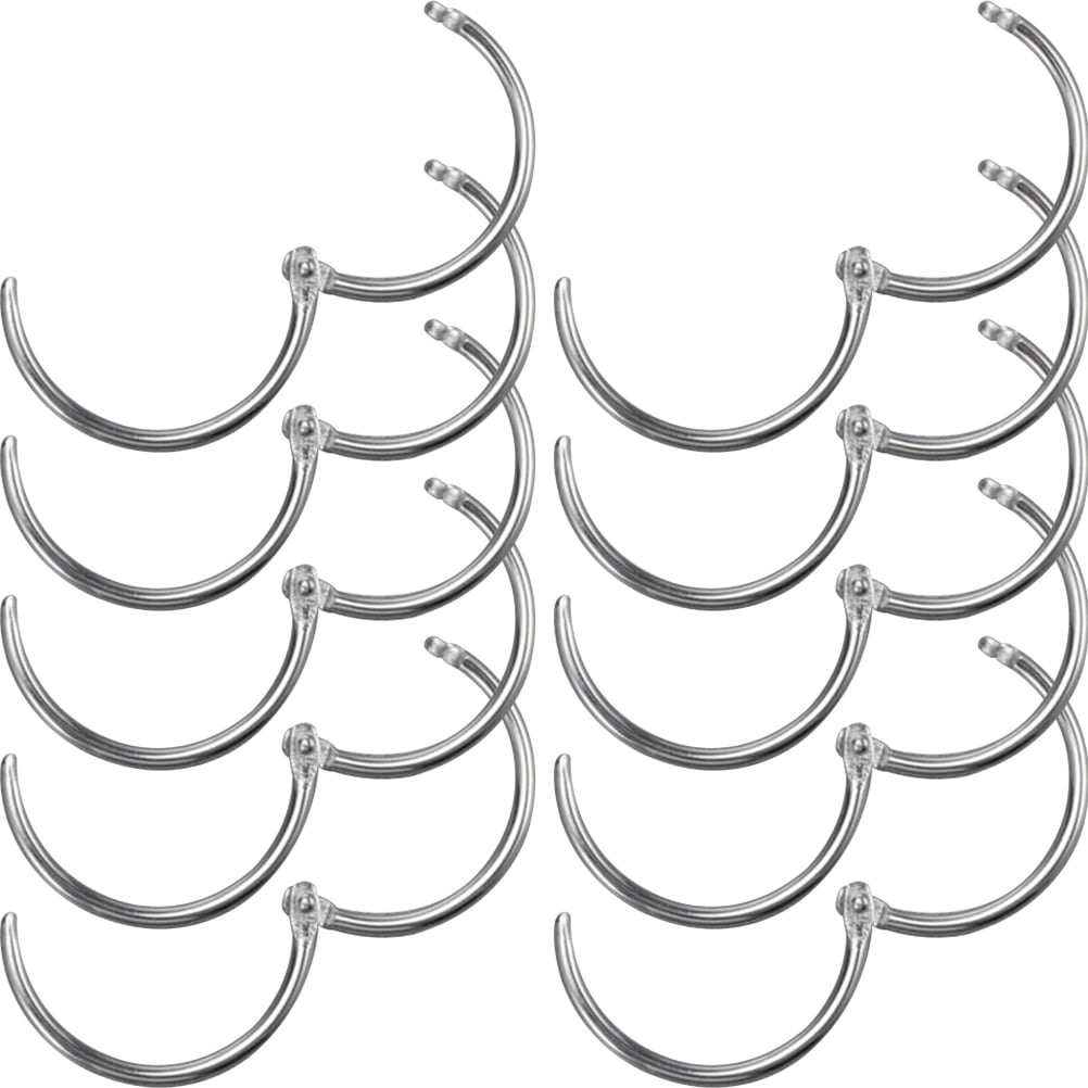 10 Pcs Split Ring Paper Binding Rings Large Key Binder Clips Loose Leaf ...
