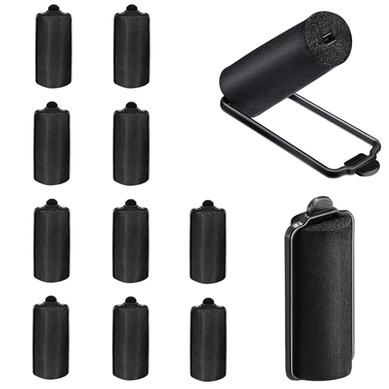 10 Pcs Sponge Hair Rollers Satin Rollers for Hair Soft Foam Rollers ...