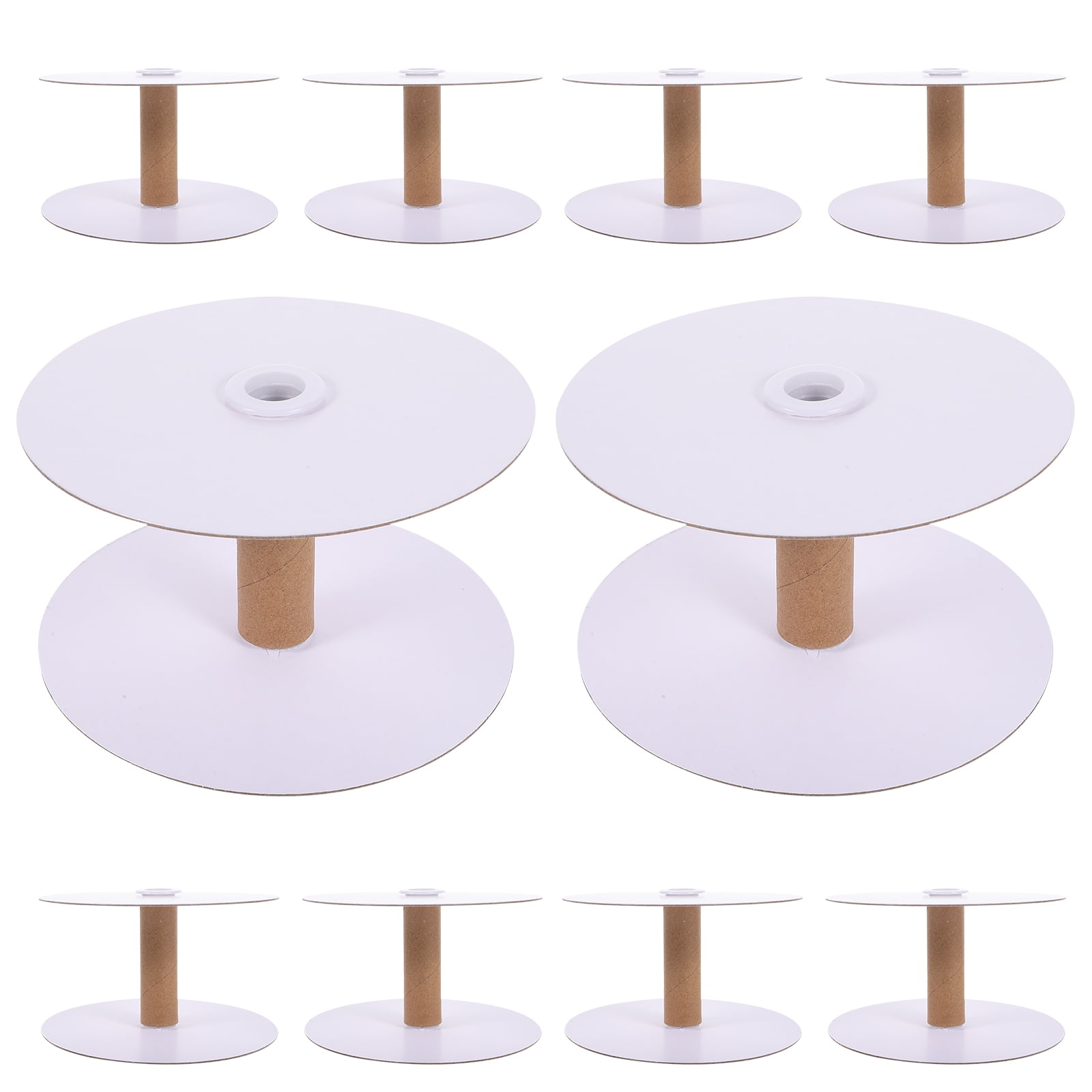 ONAPARTER 10 Pcs Spool Ribbon Crochet Yarn Home Thread Spools Practical ...