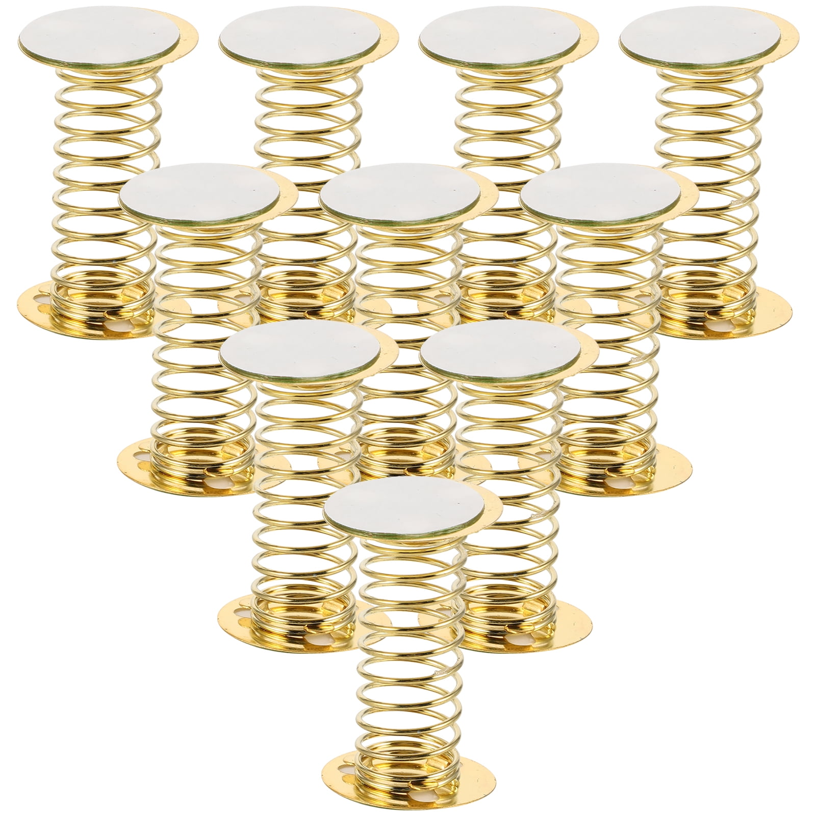 10 Pcs Spring Base Ornaments Heads Spring Rocking Toy Golden - Walmart.com
