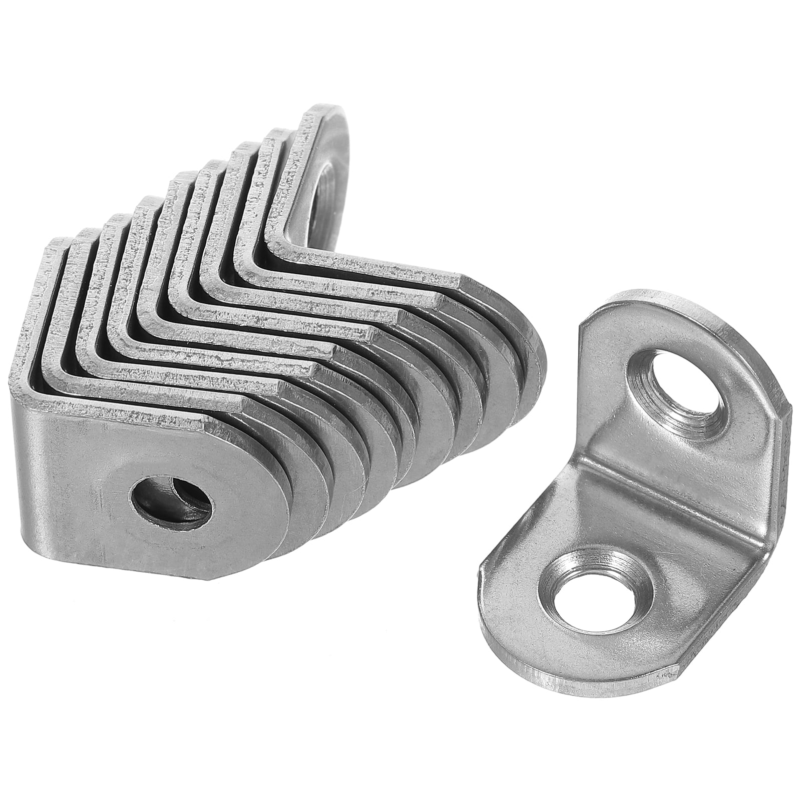 10pcs 90 Degree Corner Braces Small Shelf Brackets Right Angle Support ...