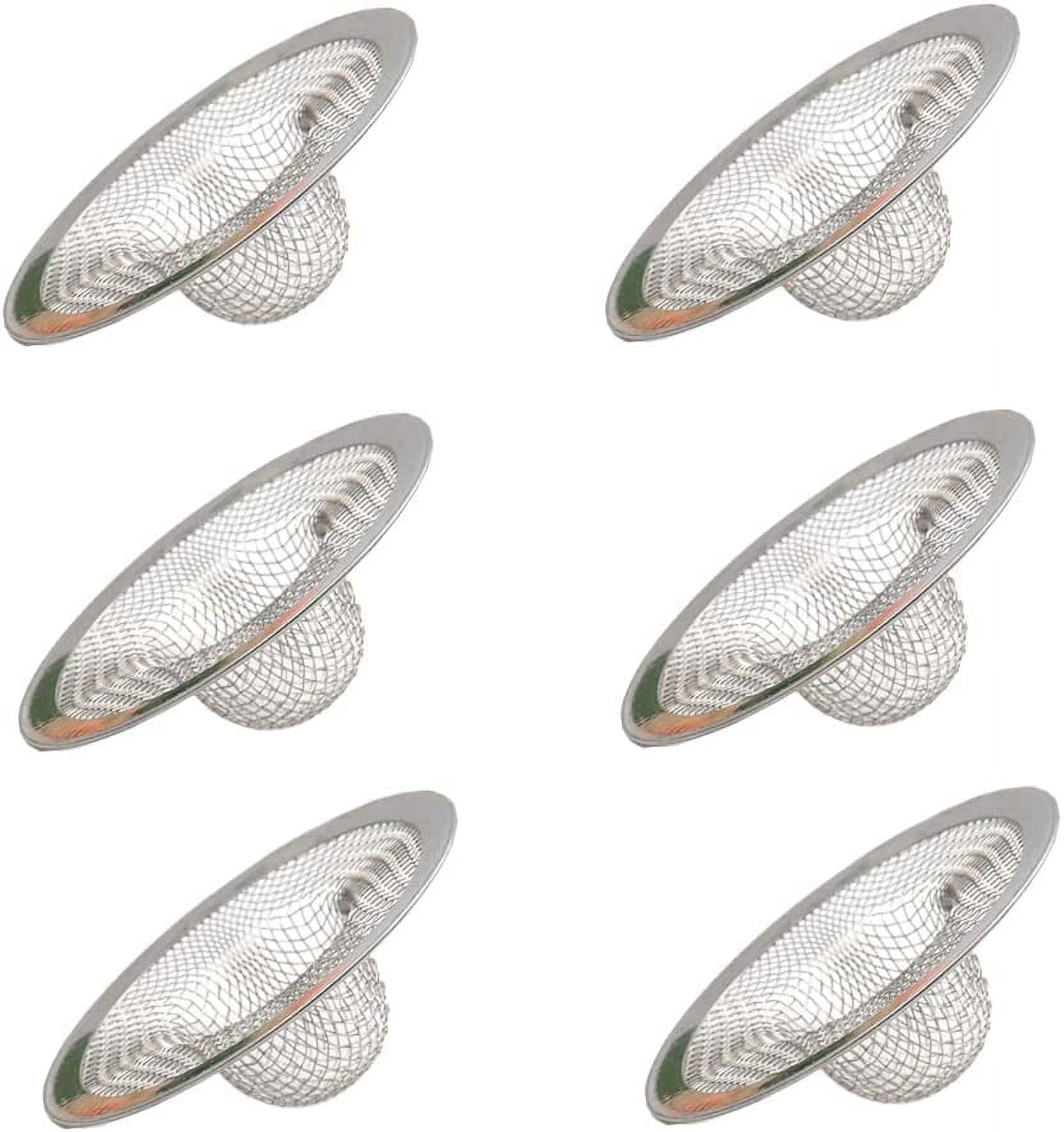 10 Pcs Stainless Steel Drain Strainers Mesh Sink Drainers Metal Drain ...