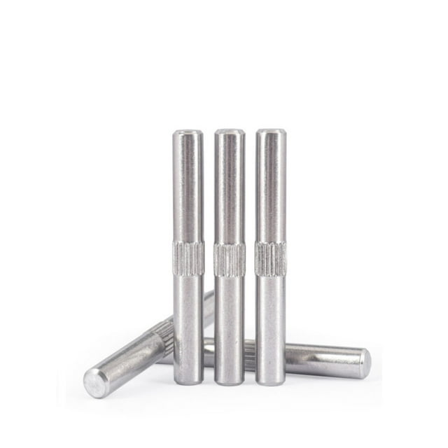 10 Pcs Stainless Steel Middle Knurled Rivet Pin M4X40mm. - Walmart.com