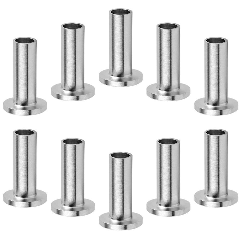 10 Pcs Stainless Steel Protector Sleeves Cable Railing Grommet for Wood ...