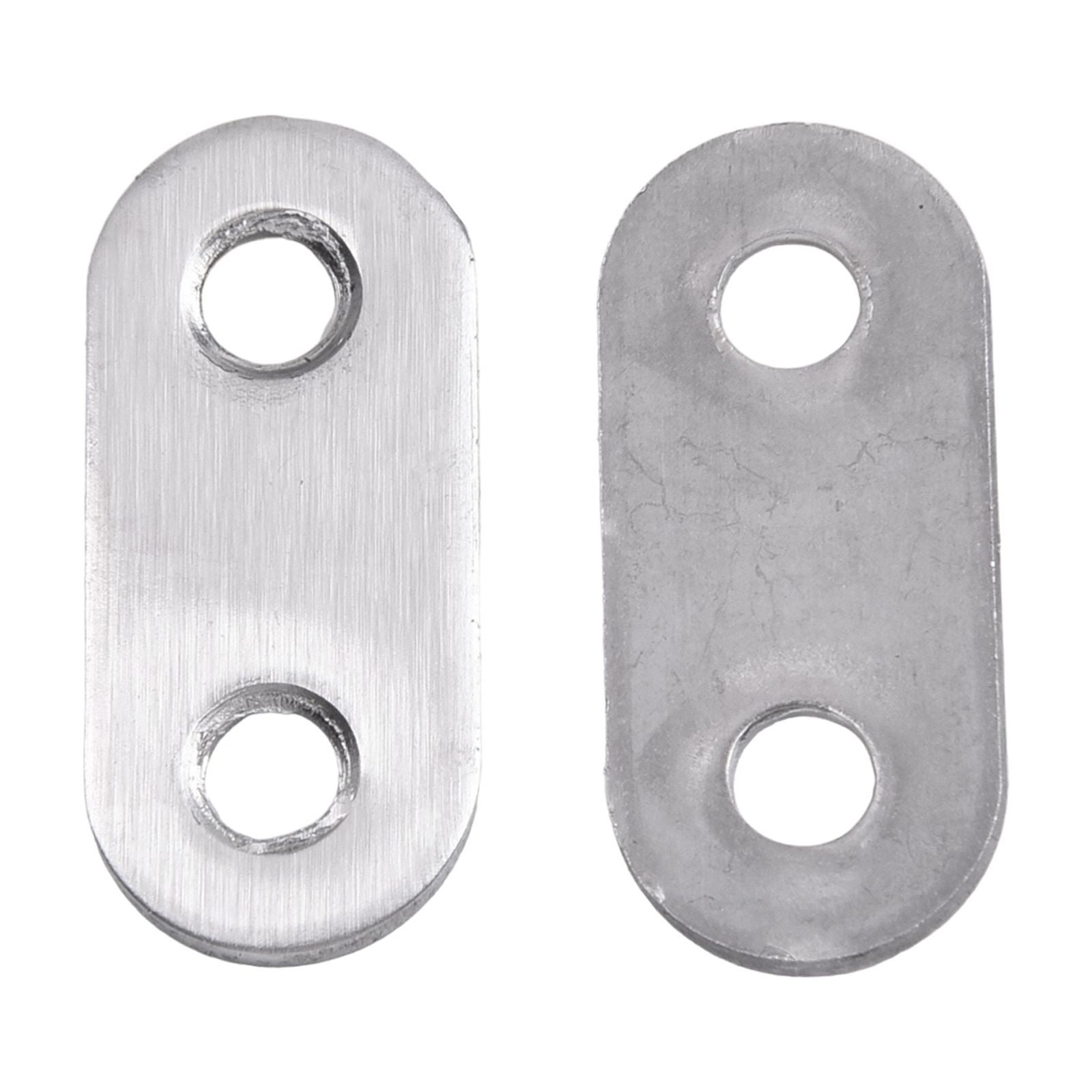 10 Pcs Stainless Steel Straight Brackets for Repair and Fixing ...