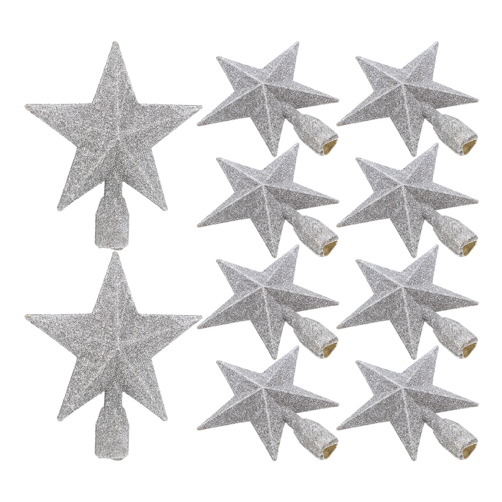 10 Pcs Star Christmas Tree Topper Unique Holiday Decoration Elegant ...