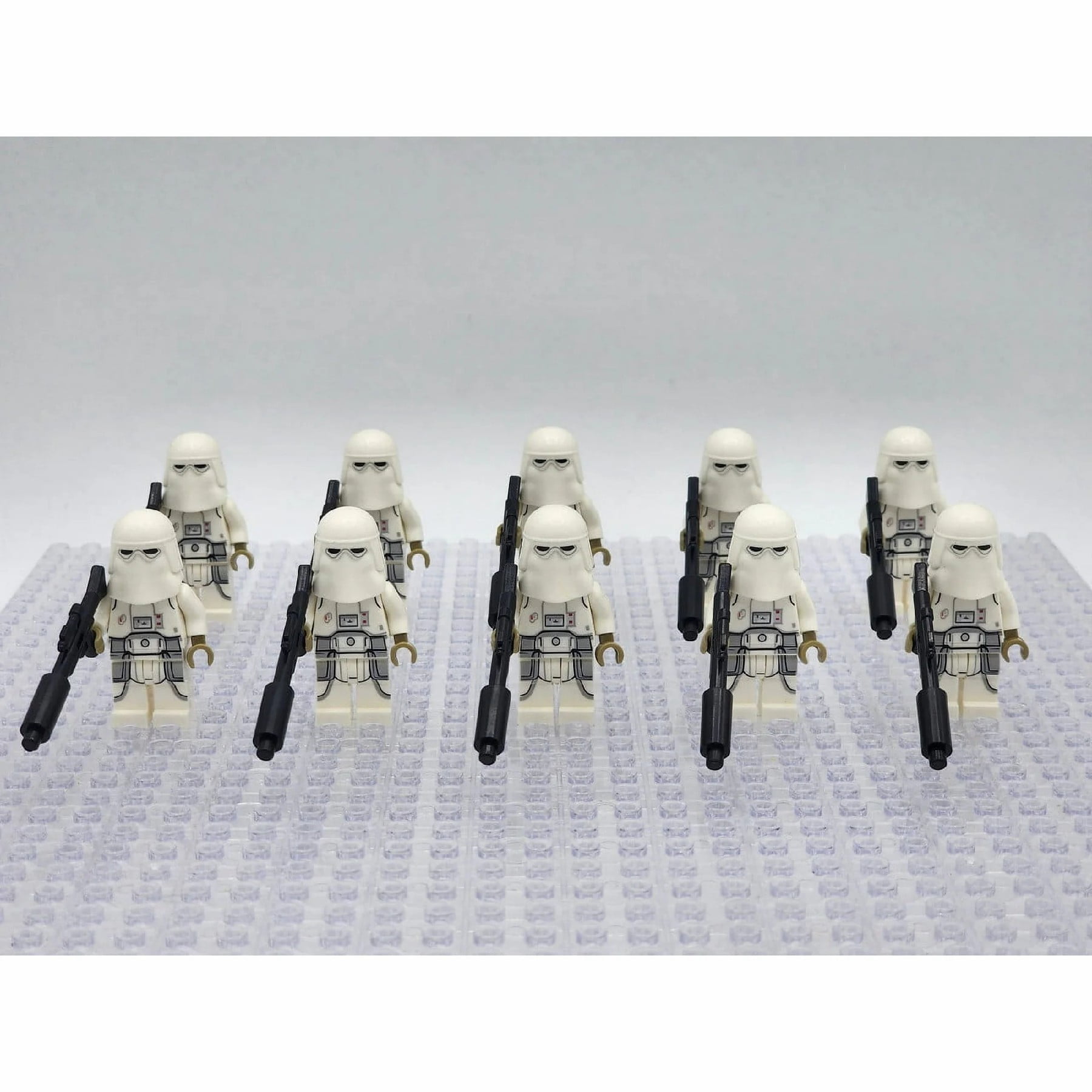 10 Pcs Star Wars Clone Corps Snowtrooper Mini Figures Army Set ...