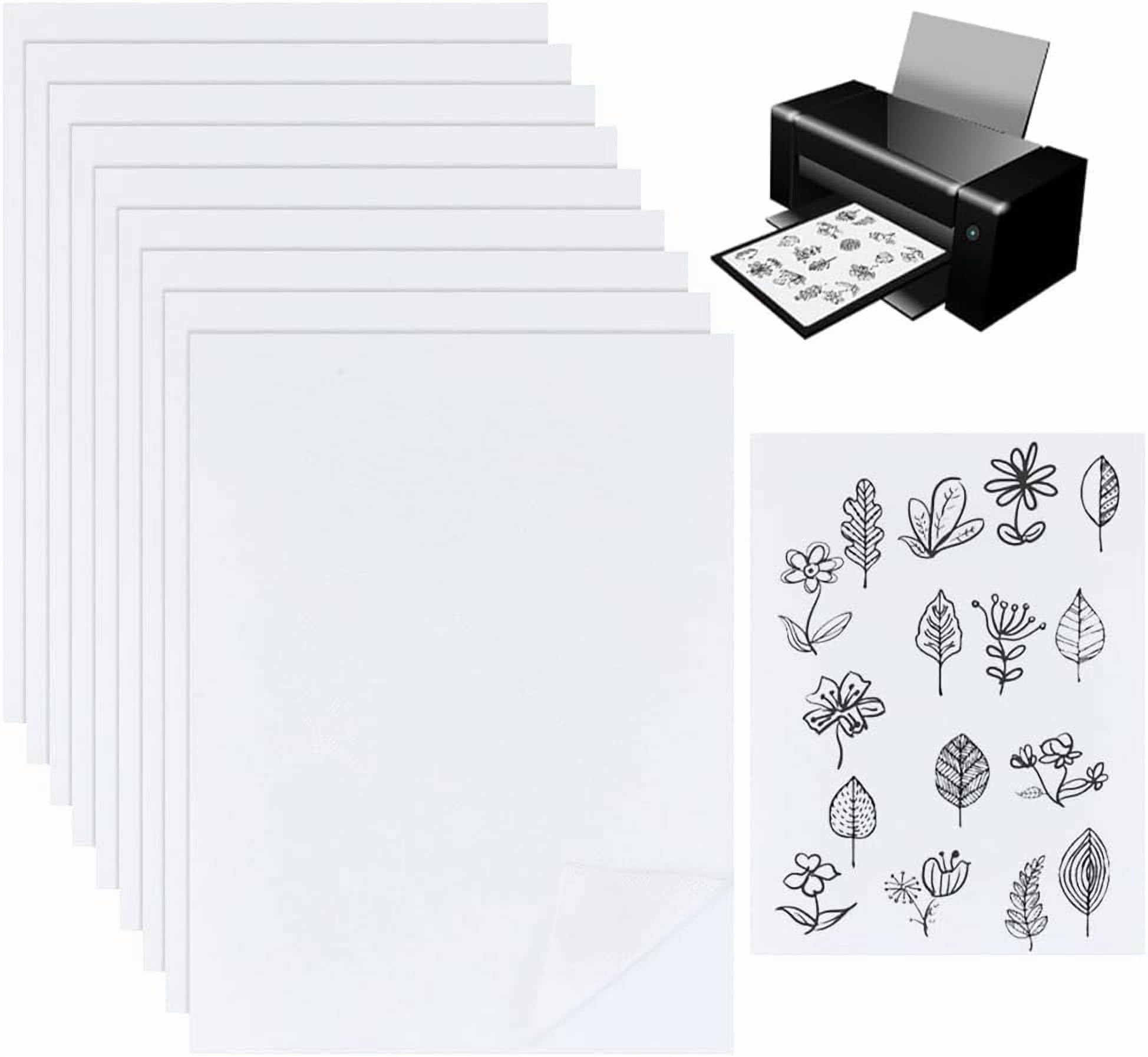 10 Pcs Sticky Water Soluble Embroidery Stabilizer 8x6 Inch Wash Away ...