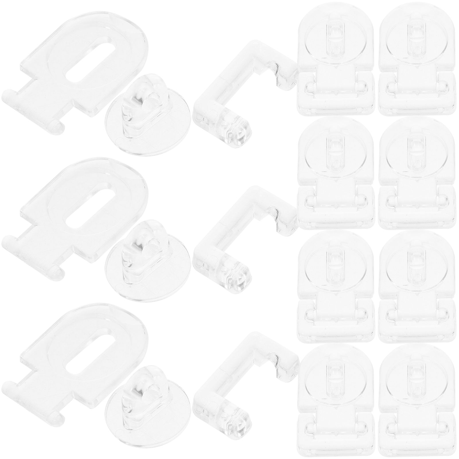 10 Pcs Storage Box Lock Jewelry Boxes Buckle Decorative Hasp Latch An ...