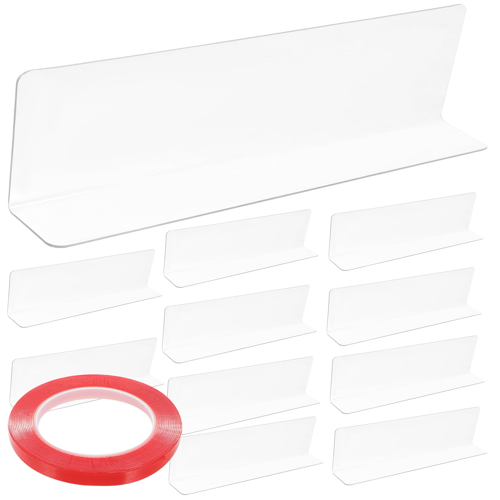 FRCOLOR Clear Shelf Dividers for Supermarket Retail Store Supplies Made ...