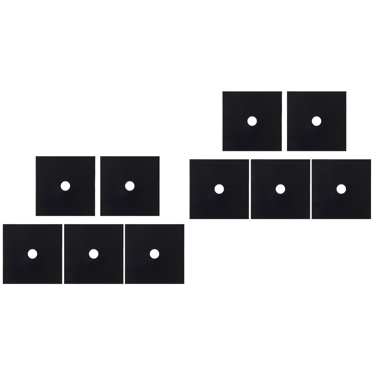 10 Pcs Stove Covers Square Burner Covers Gas Stove Cover and Protector ...