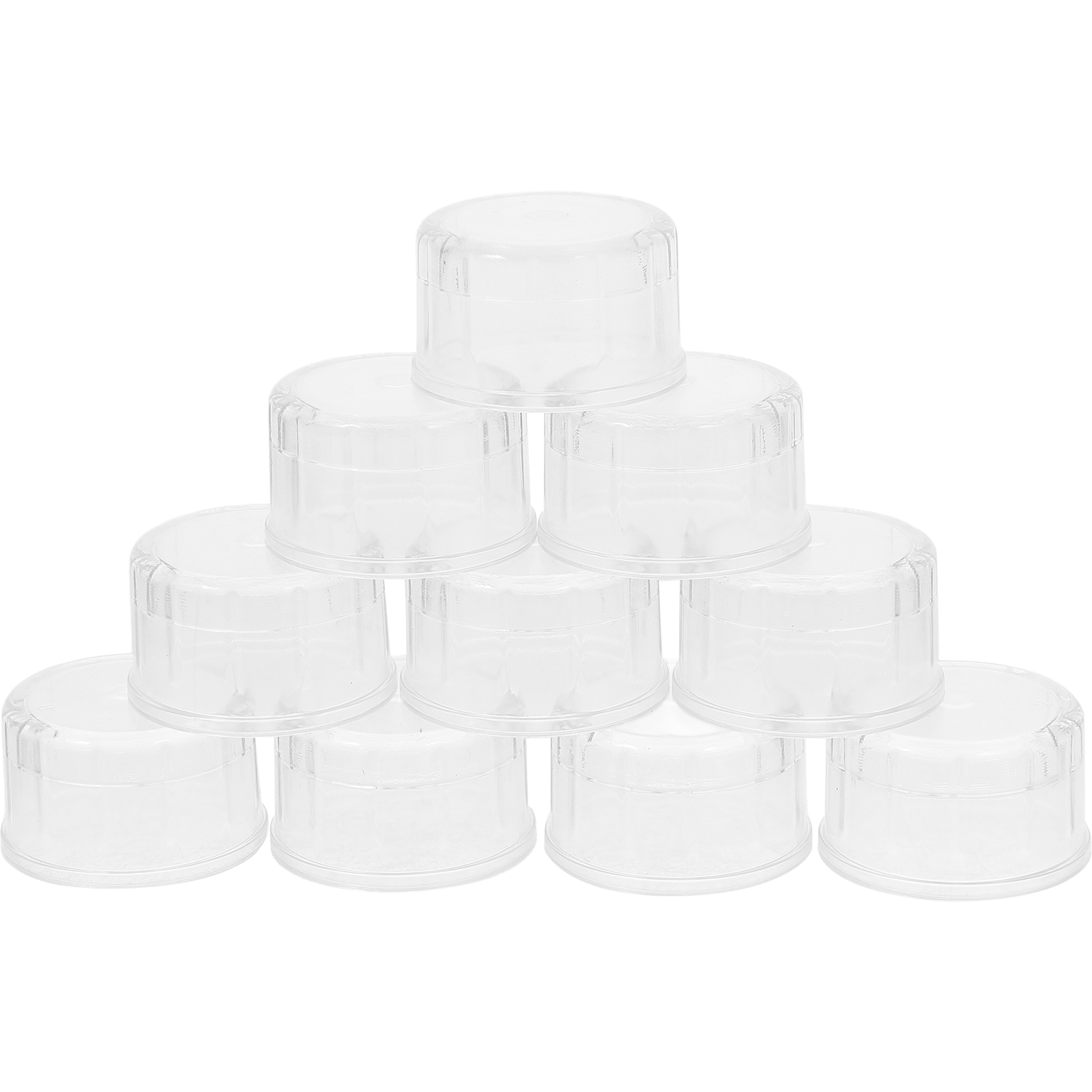 FESTFENDS Transparent Cup Covers Cocktail Shaker Covers 10pcs - Walmart.com