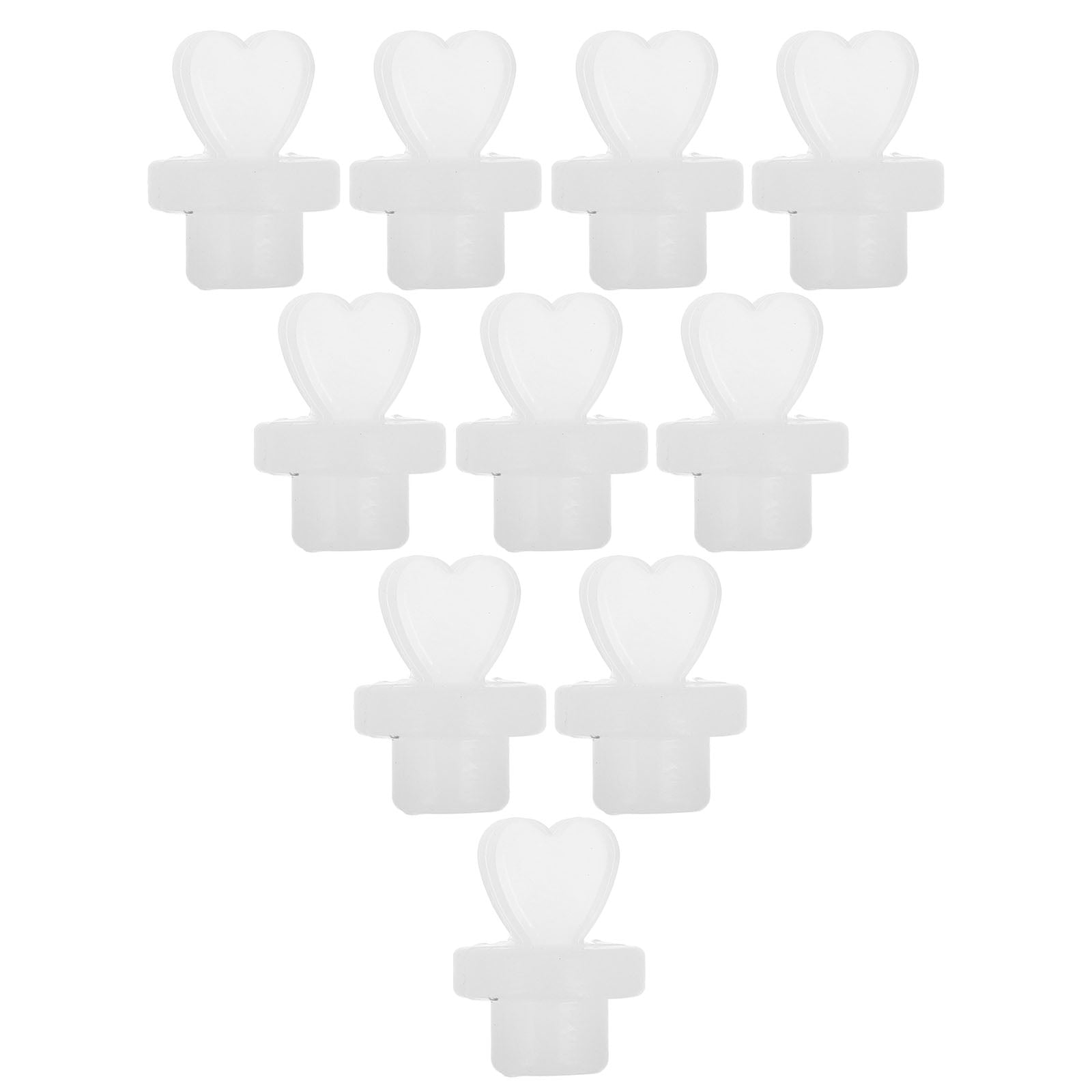 10 Pcs Straw Cup Lid Plug Reversible Stand Woman Transparent - Walmart.com