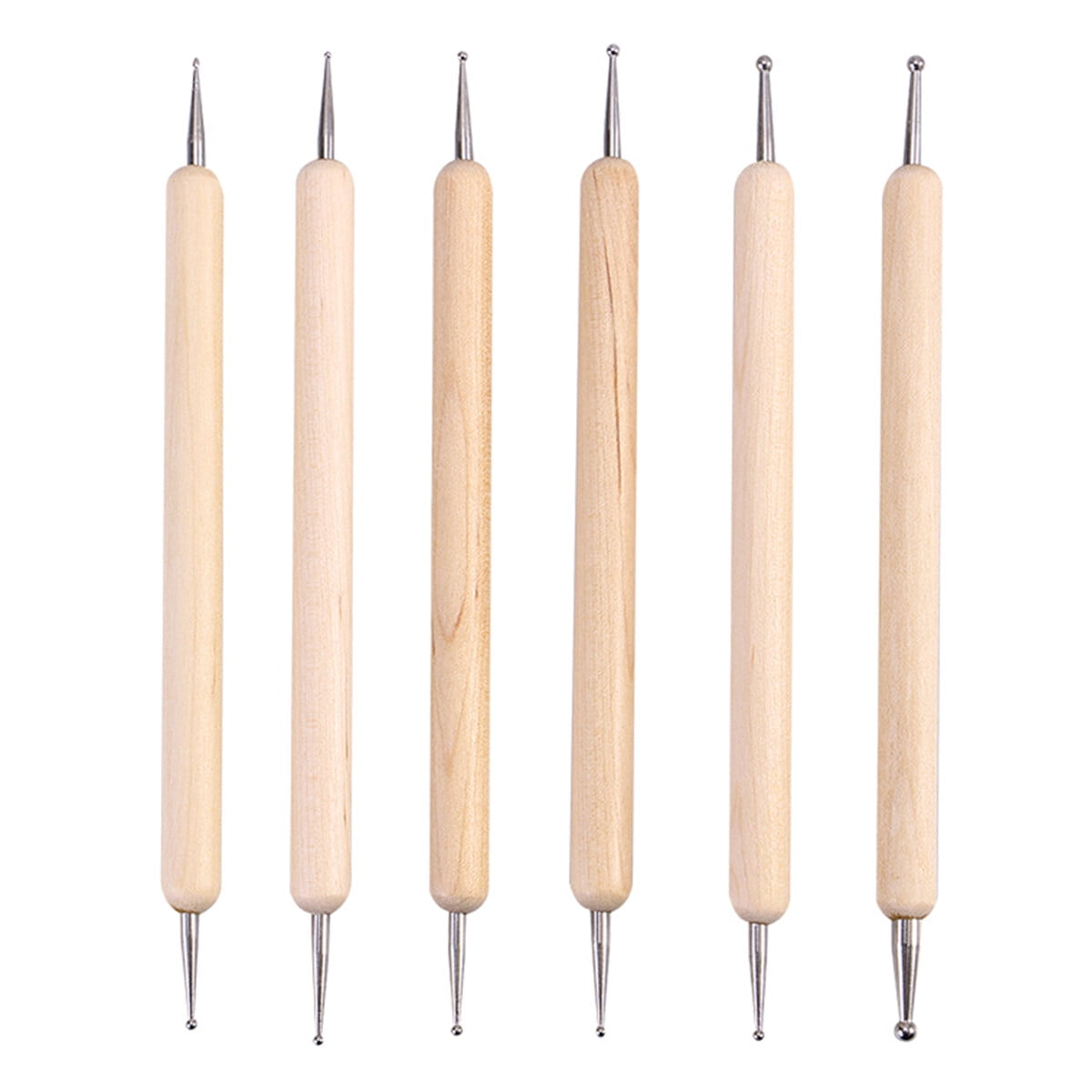 10 Pcs Stylus Tools Ball Pottery Scraper Clay Kit Molds Pink - Walmart.com