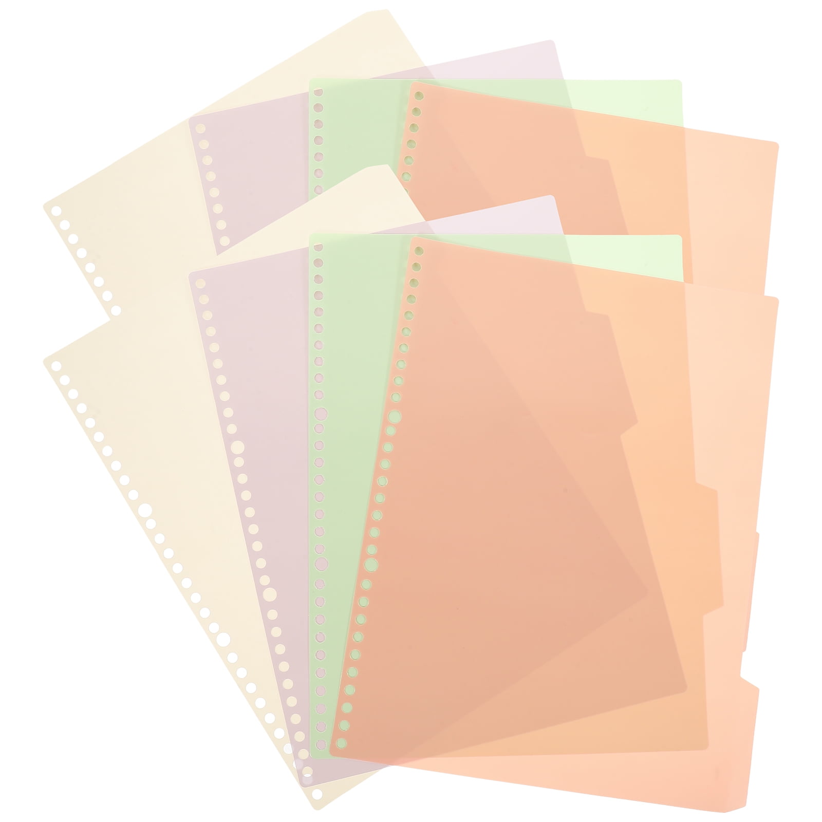 10 Pcs Sub-index Label Page Book Binder Dividers Loose-leaf Markers ...