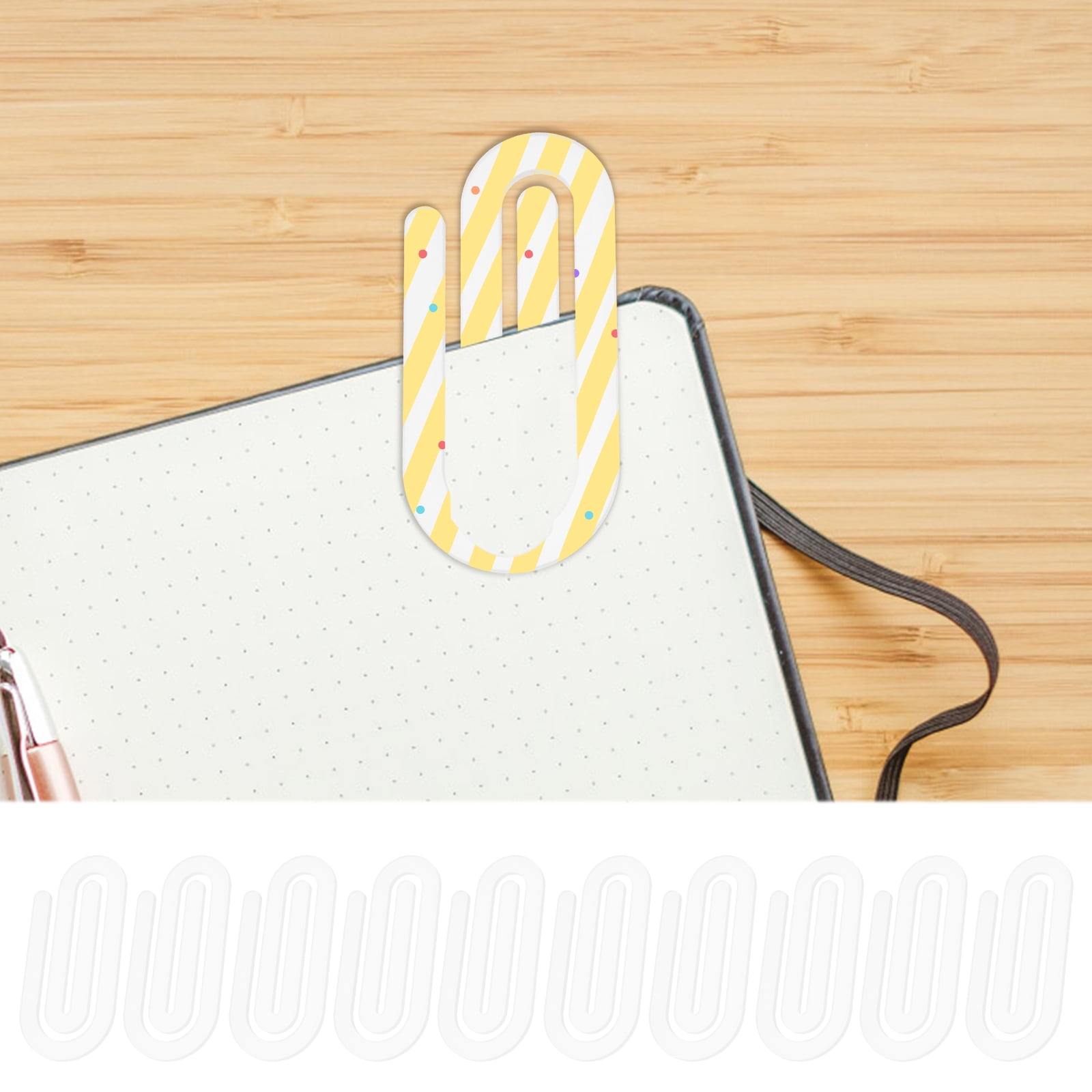 10 Pcs Sublimation Blanks Paper Clips 4inch Compact Sublimation Acrylic ...