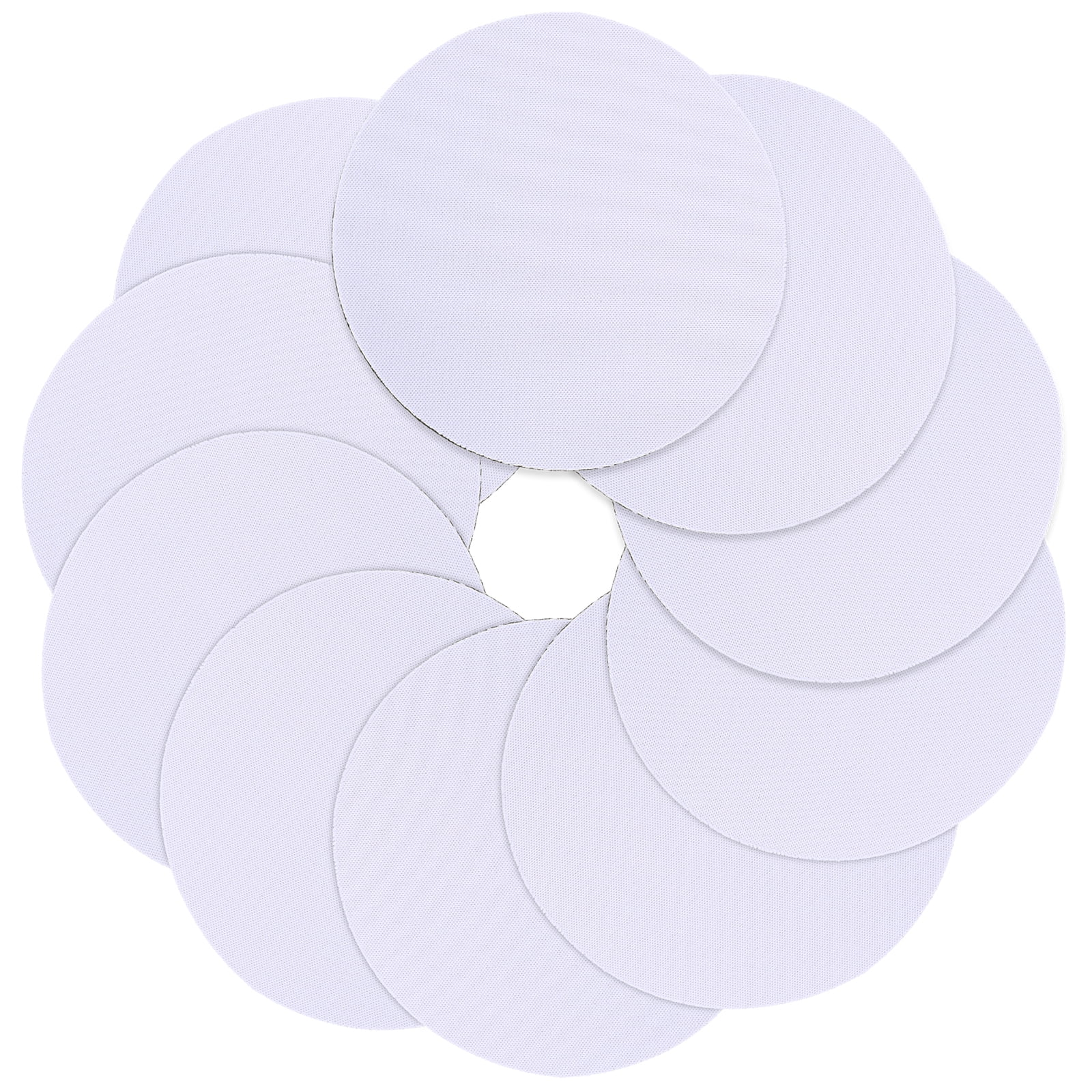 10 Pcs Sublimation Coasters Blanks Transfer White Canvas Rubber ...