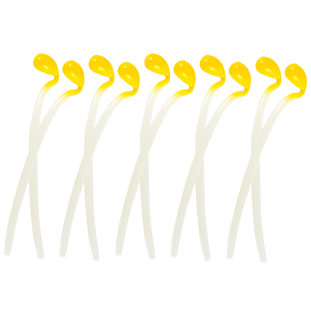 10 Pcs Sucker Sticks Artificial Ice Cubes Simulated Bean Sprouts ...