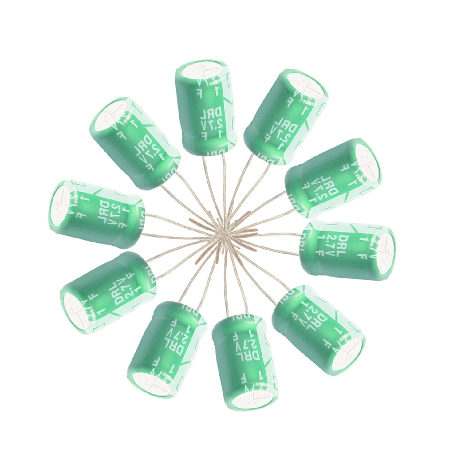 10 Pcs Super Capacitor 2.7V 1F 8x12mm Capacitance DRL105S0TF12RRDAP ...
