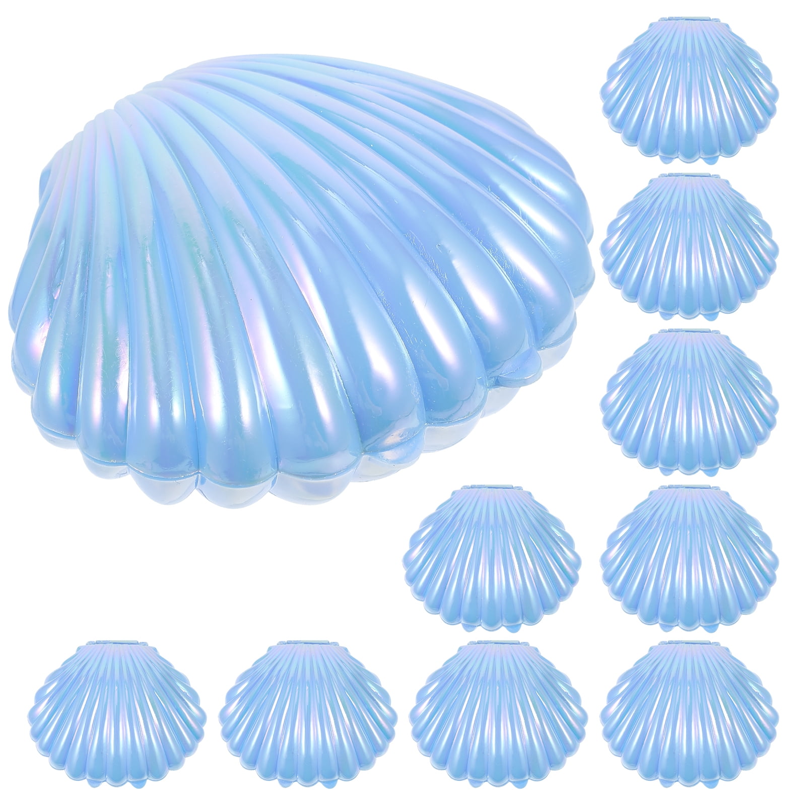 Sky-blue Shell Candy Boxes for Storage Great for Chocolate Jewelry and ...