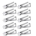 10 Pcs Switch Stainless Steel Glass Clip Spring Turn Clip 3.87X1.27 ...
