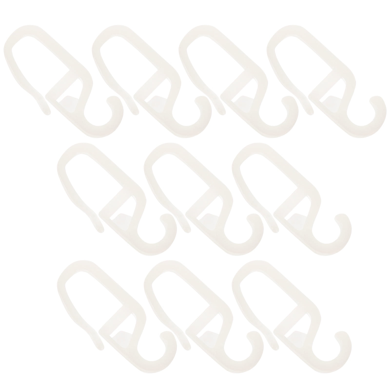 10 Pcs System Curtain Pulley Hook Smooth Sliding Hooks Guide - Walmart.com