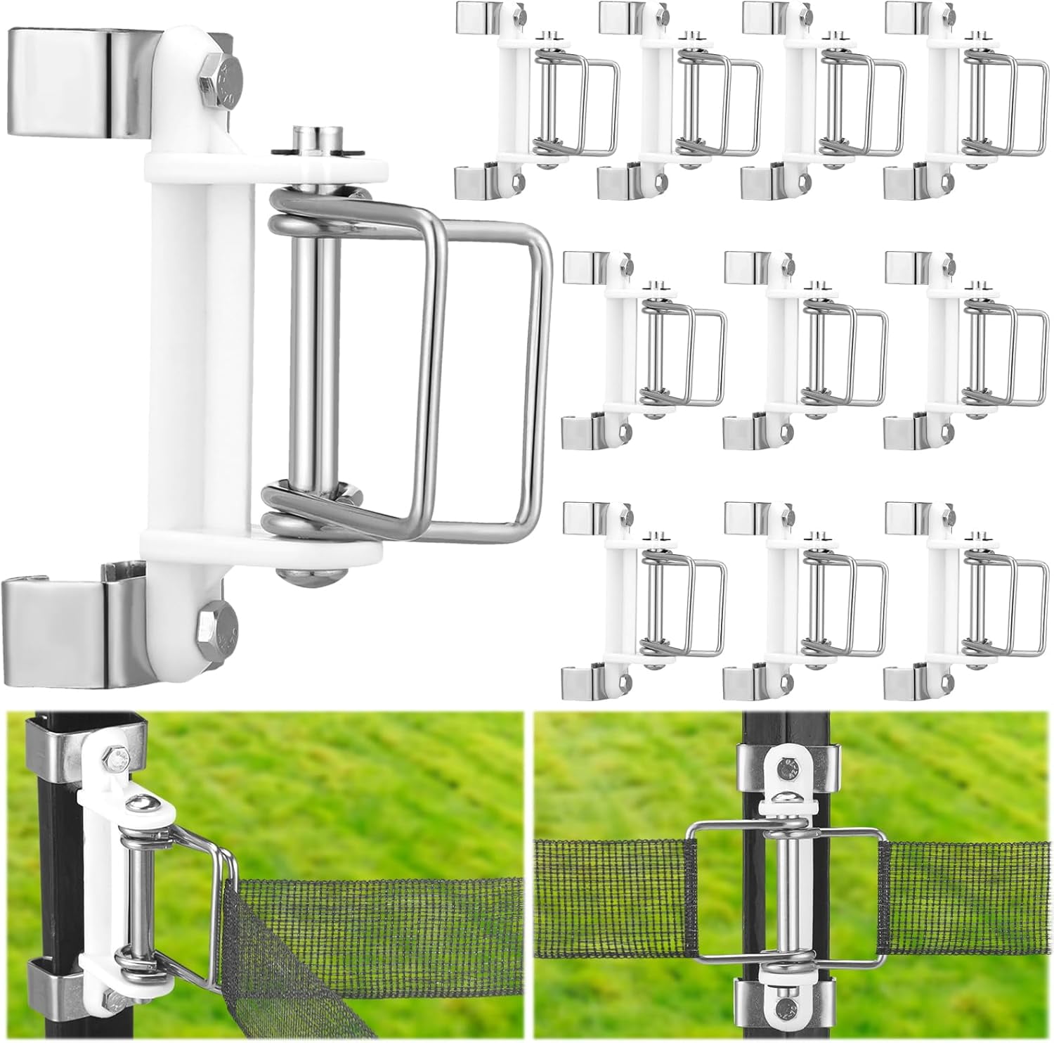 10 Pcs T Post Polytape Corner Insulator Electric Fence Insulators T ...