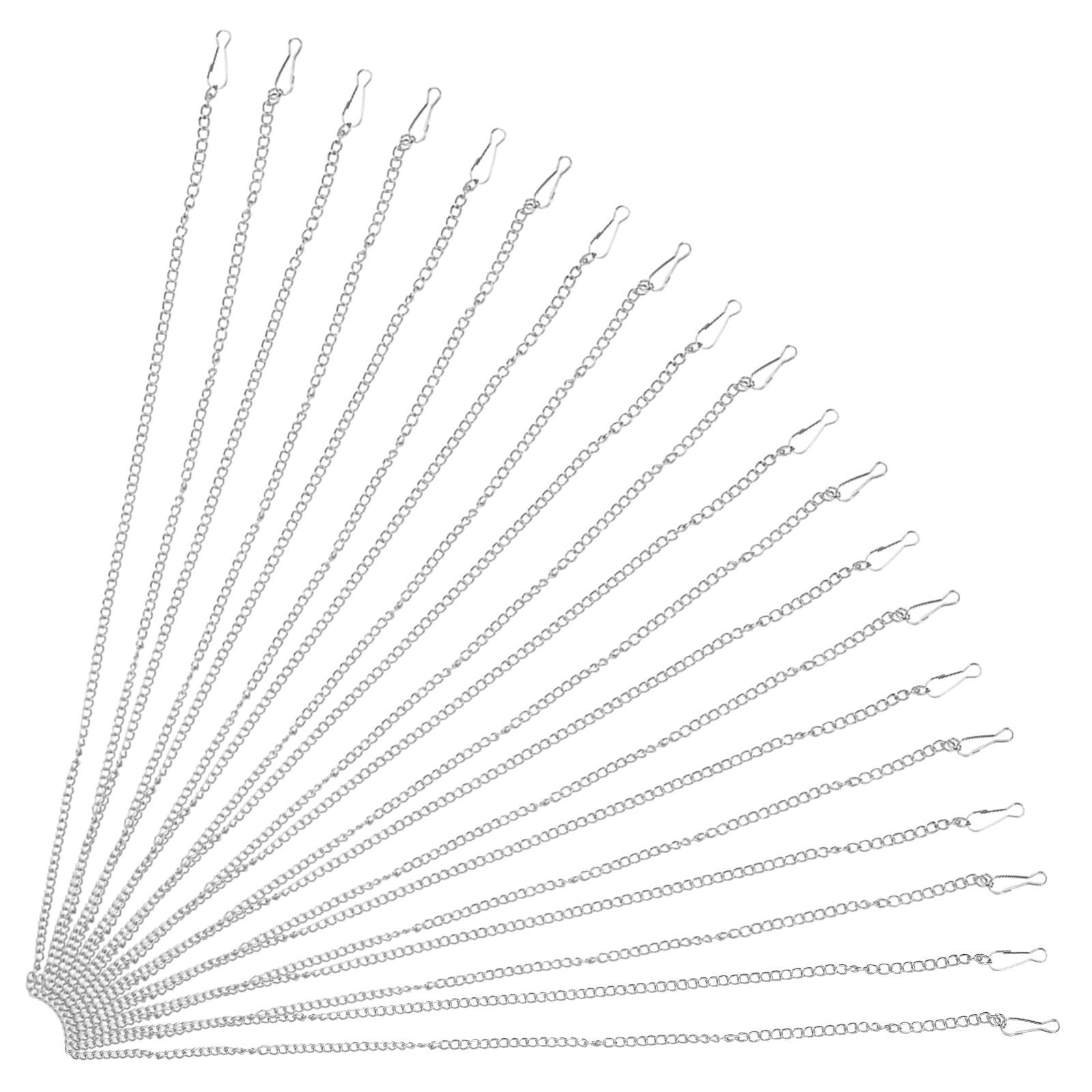 10 Pcs Tag Chain Clothes Rack Metal Plant Chain Hanging Rain Chain ...