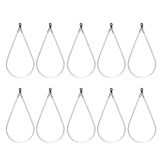 10 Pcs Teardrop Beading Hoop Earring Finding Water Earring Beading Hoop ...