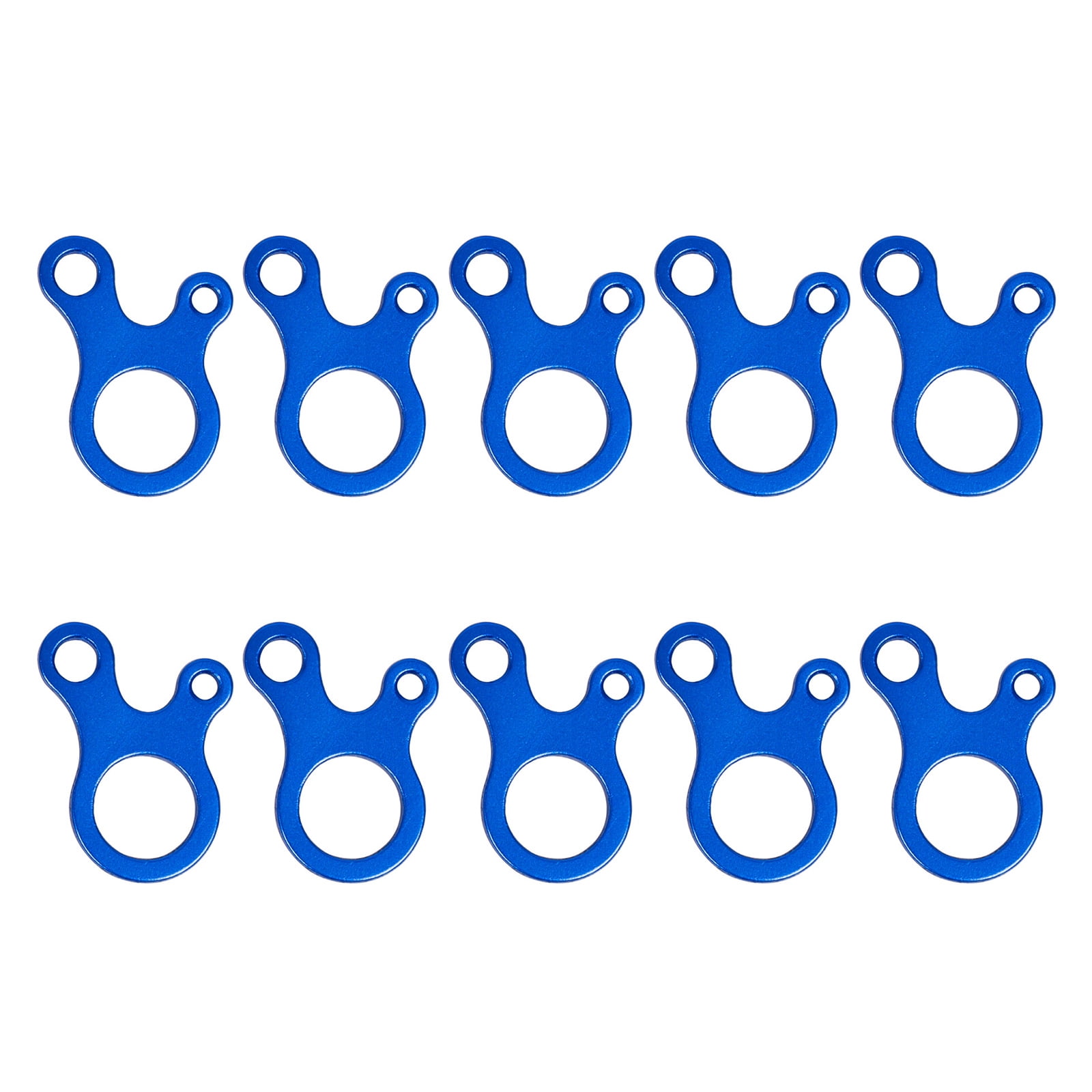 10 Pcs Tent Rope Buckles Aluminium Alloy Parachute Cord Rope Tensioner ...