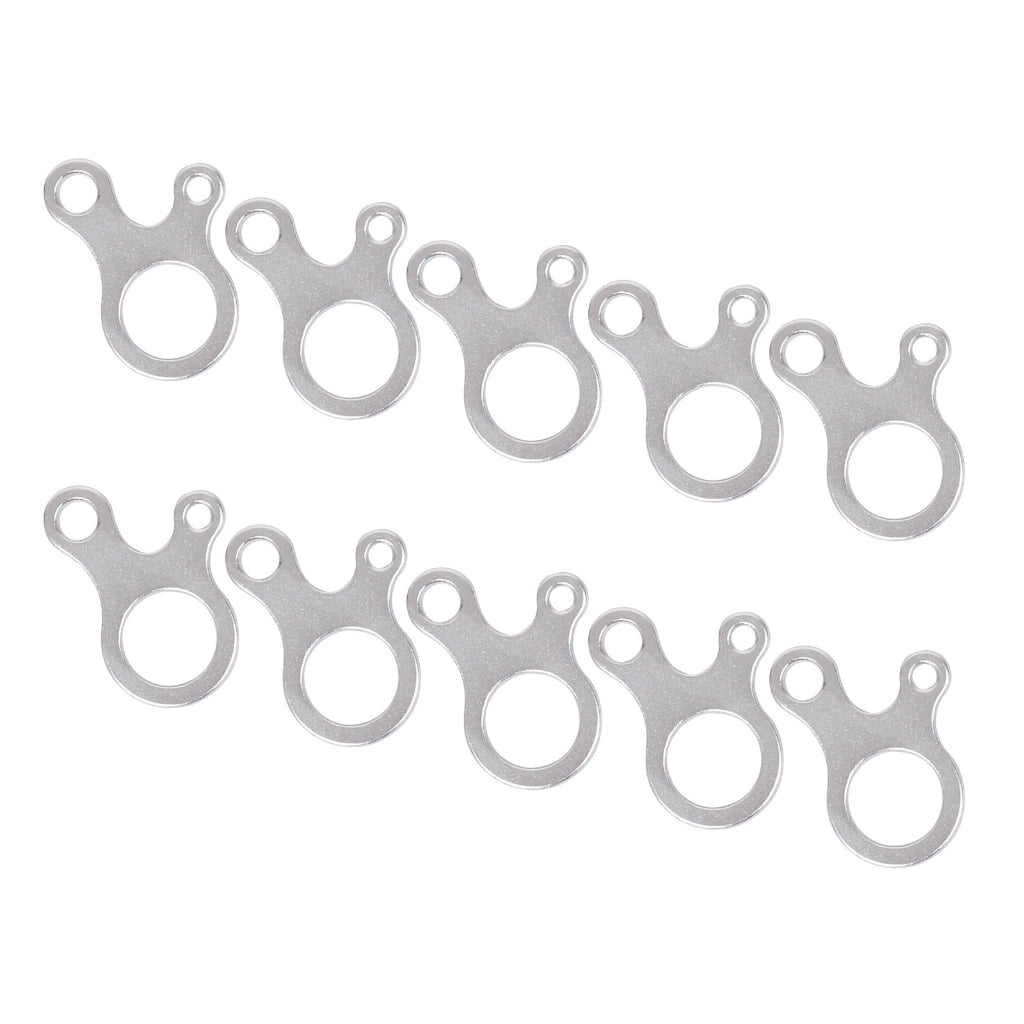 10 Pcs Tent Rope Buckles Aluminium Alloy Parachute Cord Rope Tensioner ...