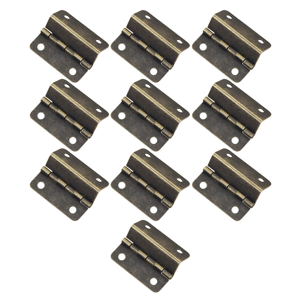 10 Pcs Three-fold Hinge Iron Hinges Home Hinge Firm Hinge Three- Fold ...