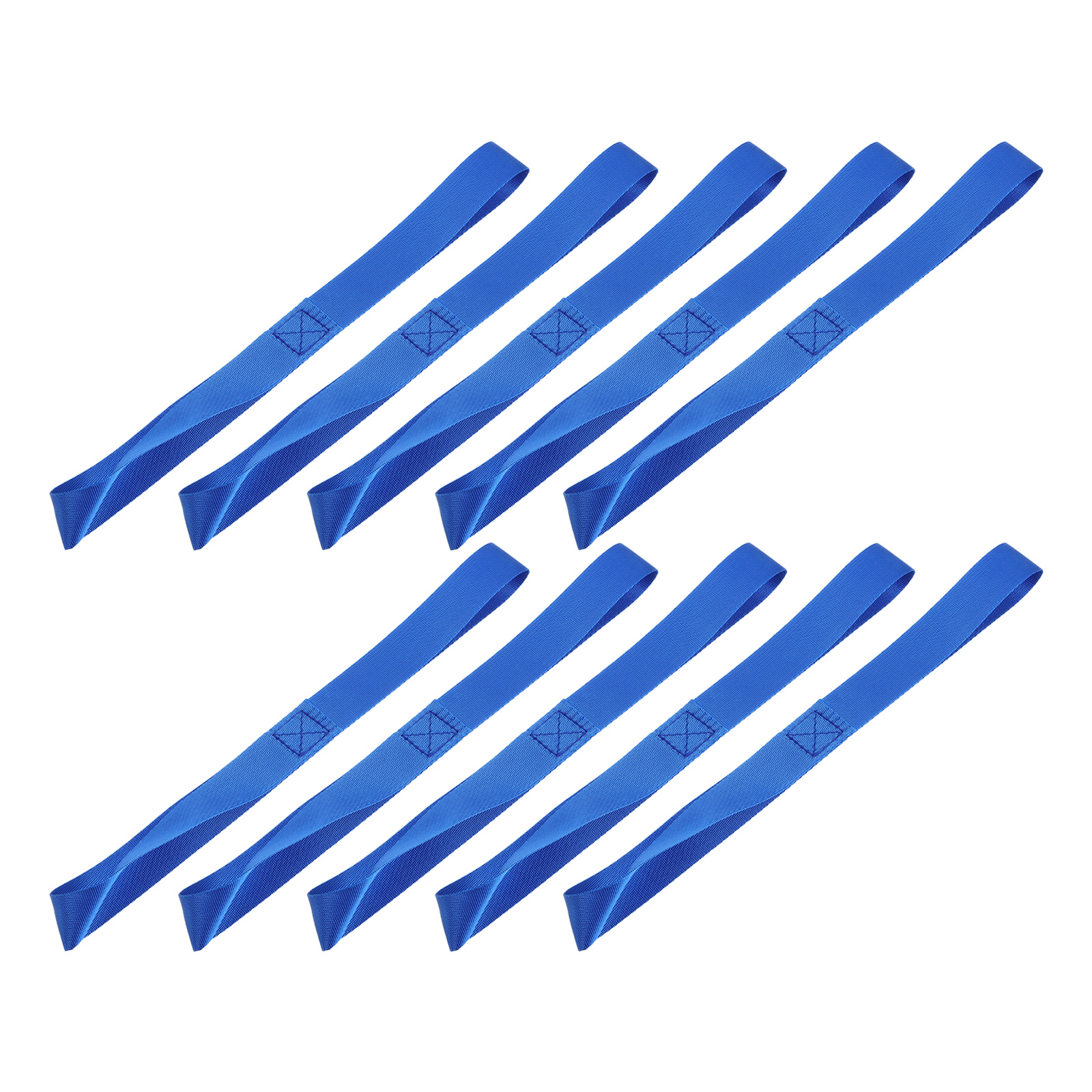 10 Pcs Tie down Straps Soft Loop Heavy-duty Belt Ring Clamp Support ...