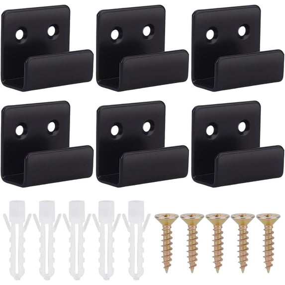 10 Pcs Tile Display Wall Hanger Iron Wall Mounted Hook Hangers Large ...