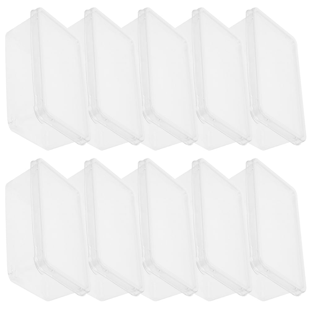 10 Pack Clear Tiramisu Dessert Boxes - Transparent Mini Cake Containers ...