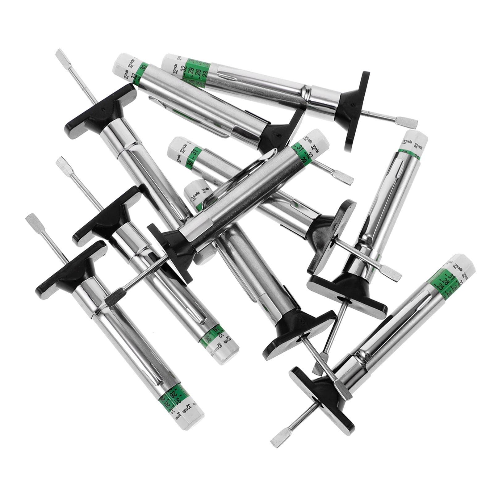 10 Pcs Tire Measurement Tool Measuring Table Instrument Tires Surface ...