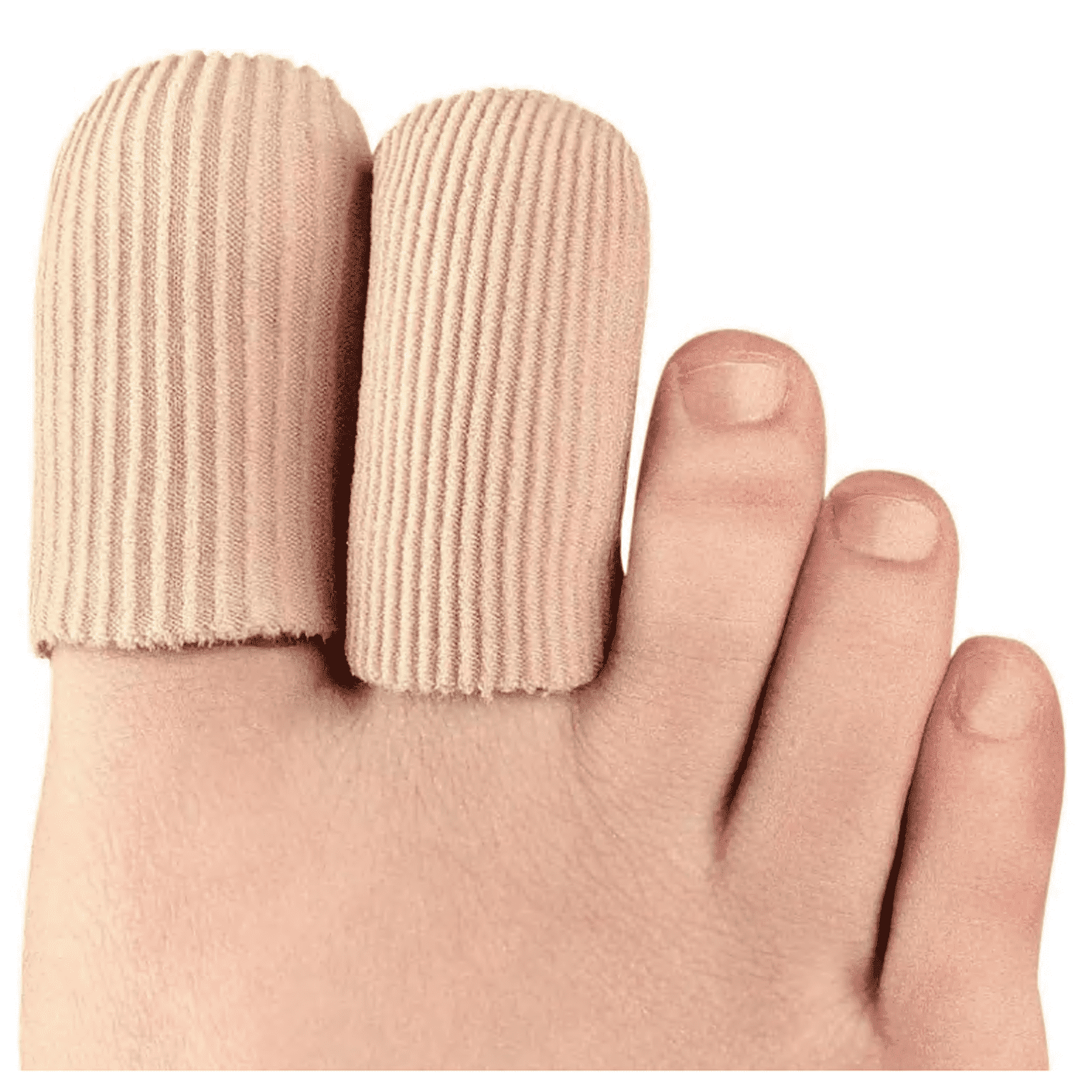 10 Pcs Toe Protectors, Silicone Toe Caps Closed Toe Surface Fabric ...