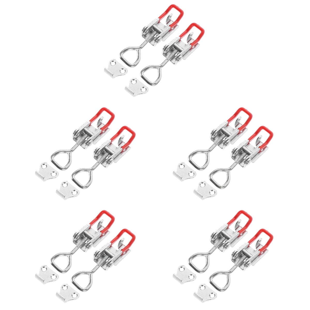 10 Pcs Toggle Latches Metal Toggle Clamp Heavy Duty Adjustable Toggle ...