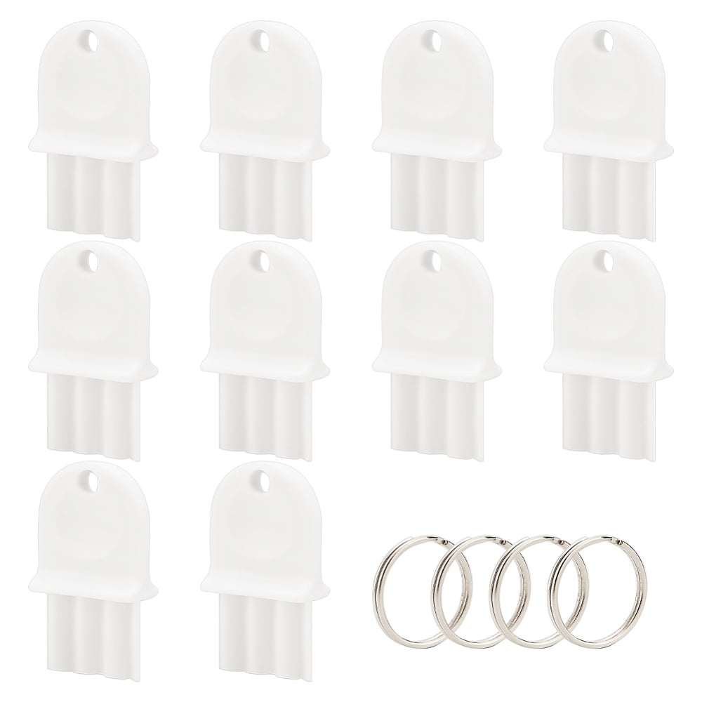 10 Pcs Toilet Paper Dispenser Keys Universal Plastic Dispenser Key ...