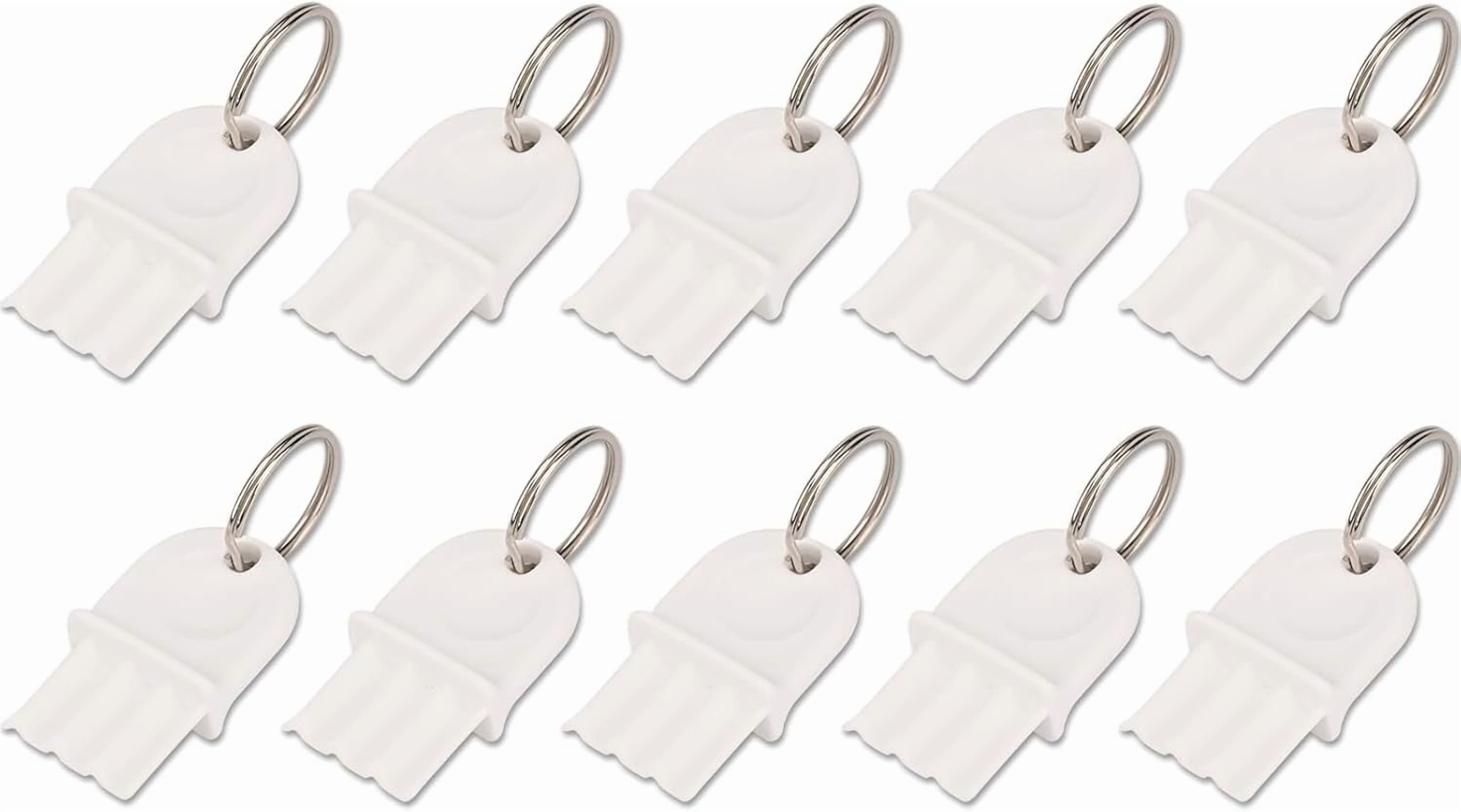 10 Pcs Toilet Paper Towel Dispenser Key, Universal Tissue Dispenser Key ...