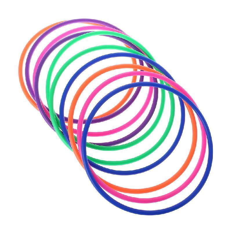 10 Pcs Toss Rings Throw Carnival Backyard Park Games Kids Intelli ...